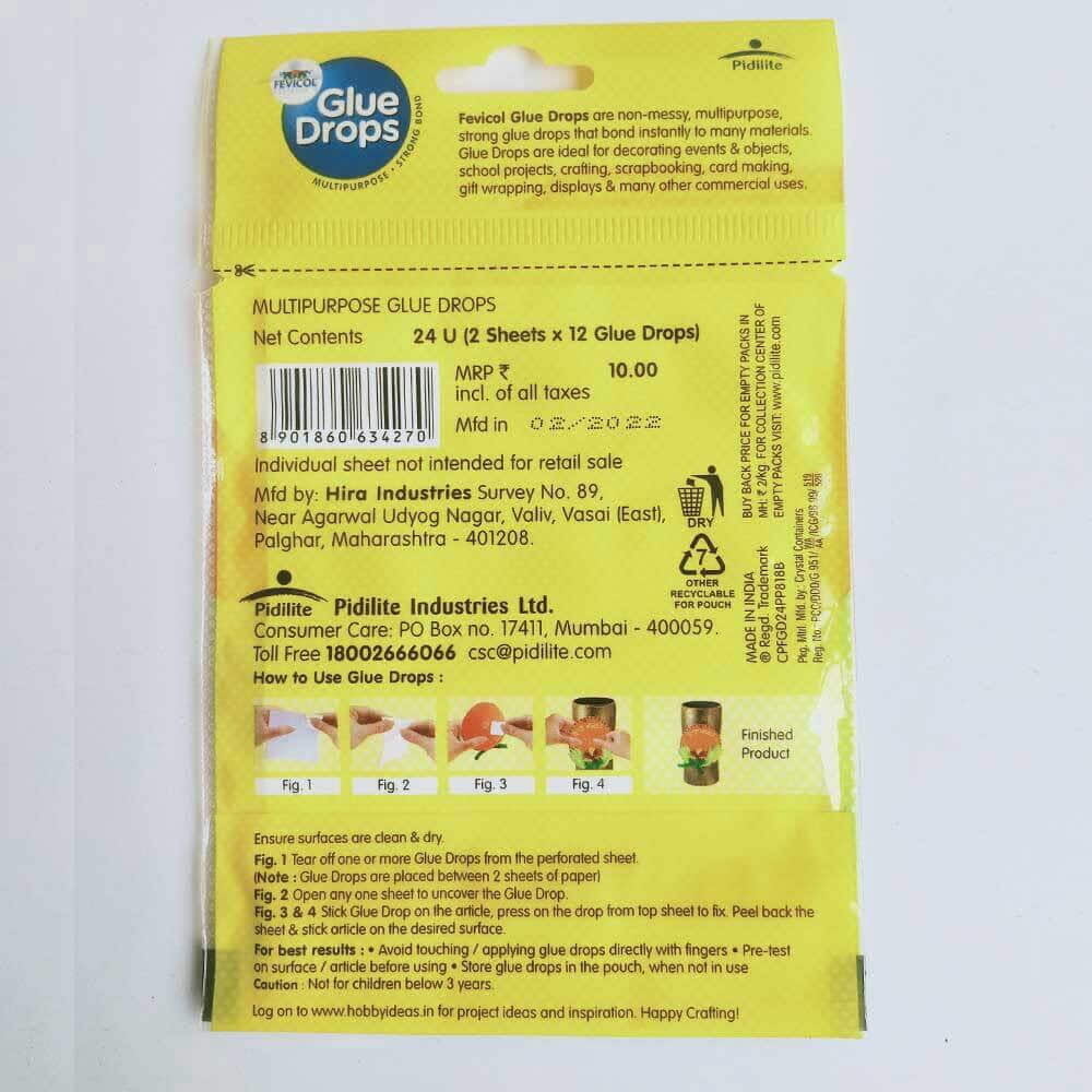 Fevicol Glue Drops |Art and Craft | DIY | Stick faster | Adhesive Glue ...