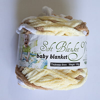 Buy Soft Baby Yarn | Super Thick Fluffy Jumbo Polyester |Baby Blanket ...