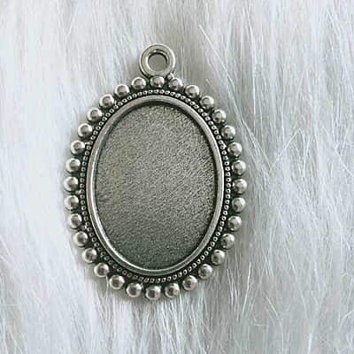 Silver Color | Bezels Pendant for making jewelry | Diy | Resin Art ...