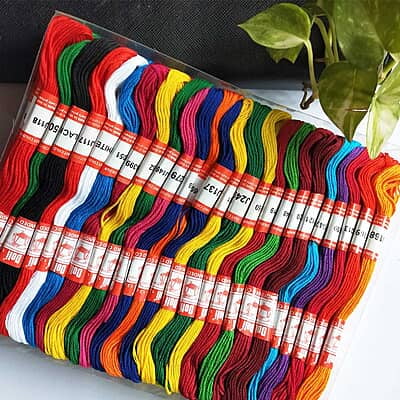 To Buy Embroidery Thread | Anchor Set | Doli Set | Set of 100 | Set of ...