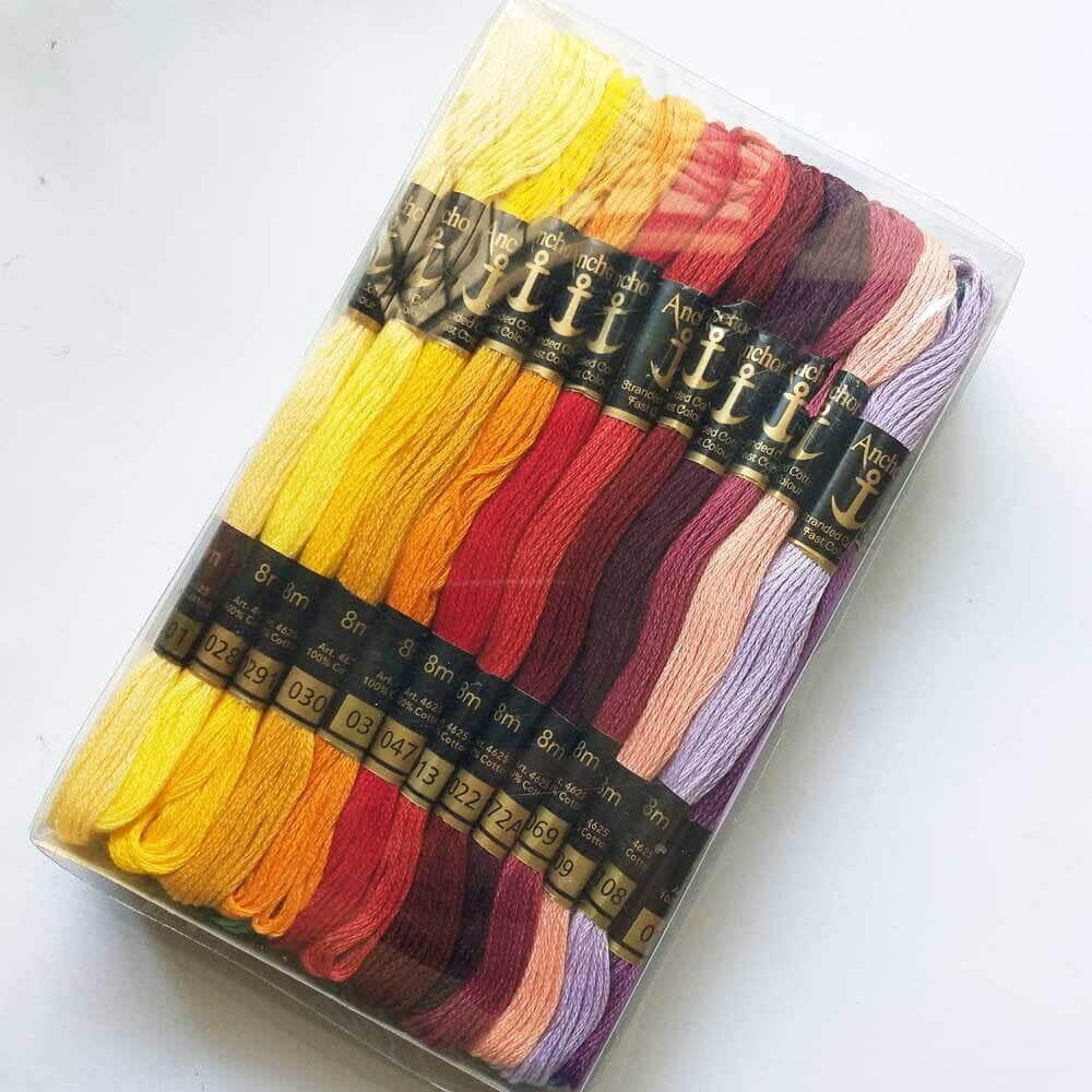 Anchor embroidery thread set 01111| value pack | Best Price ...