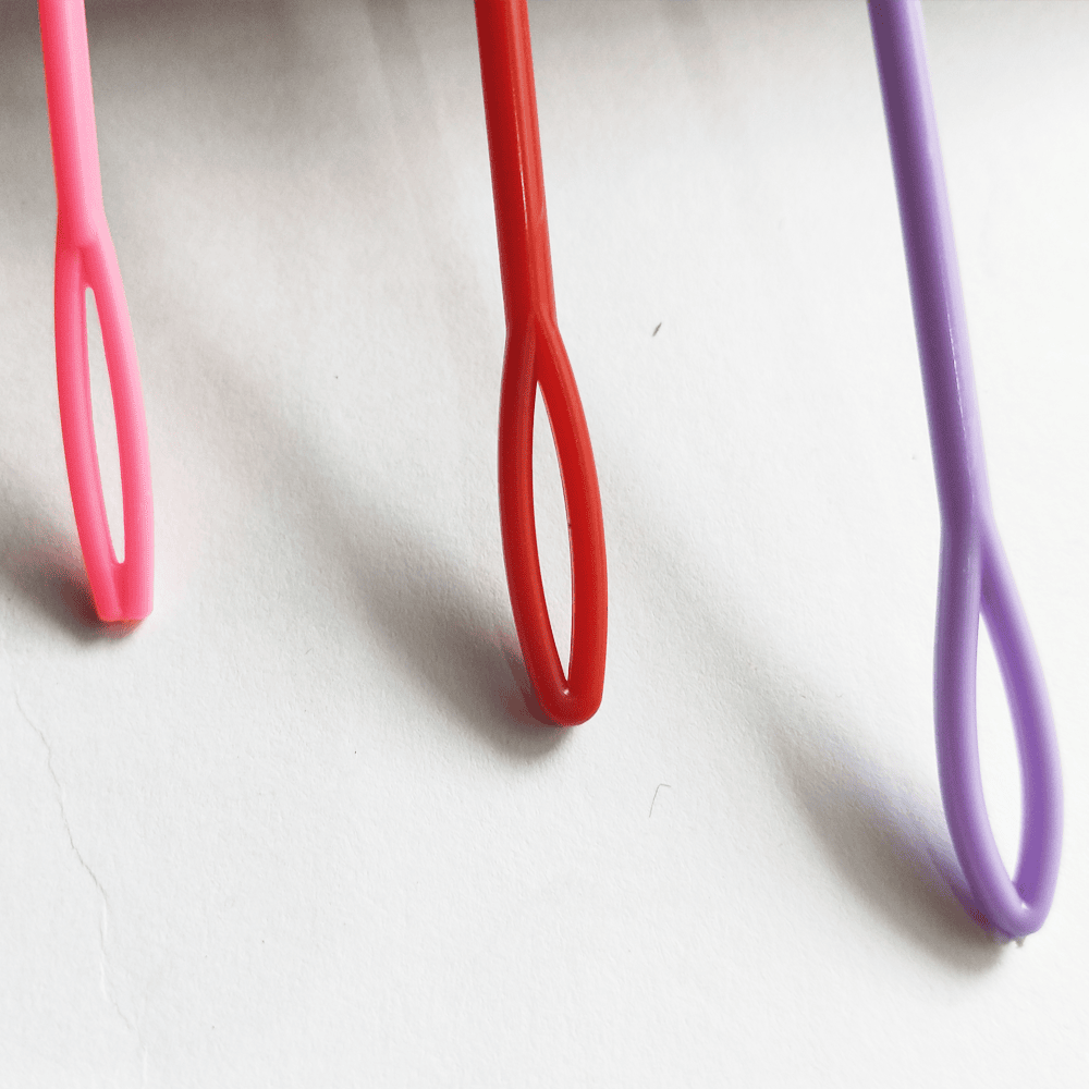 Large Eye Color Needles for Sewing| Cross Stich| Weaving Yan| Card ...