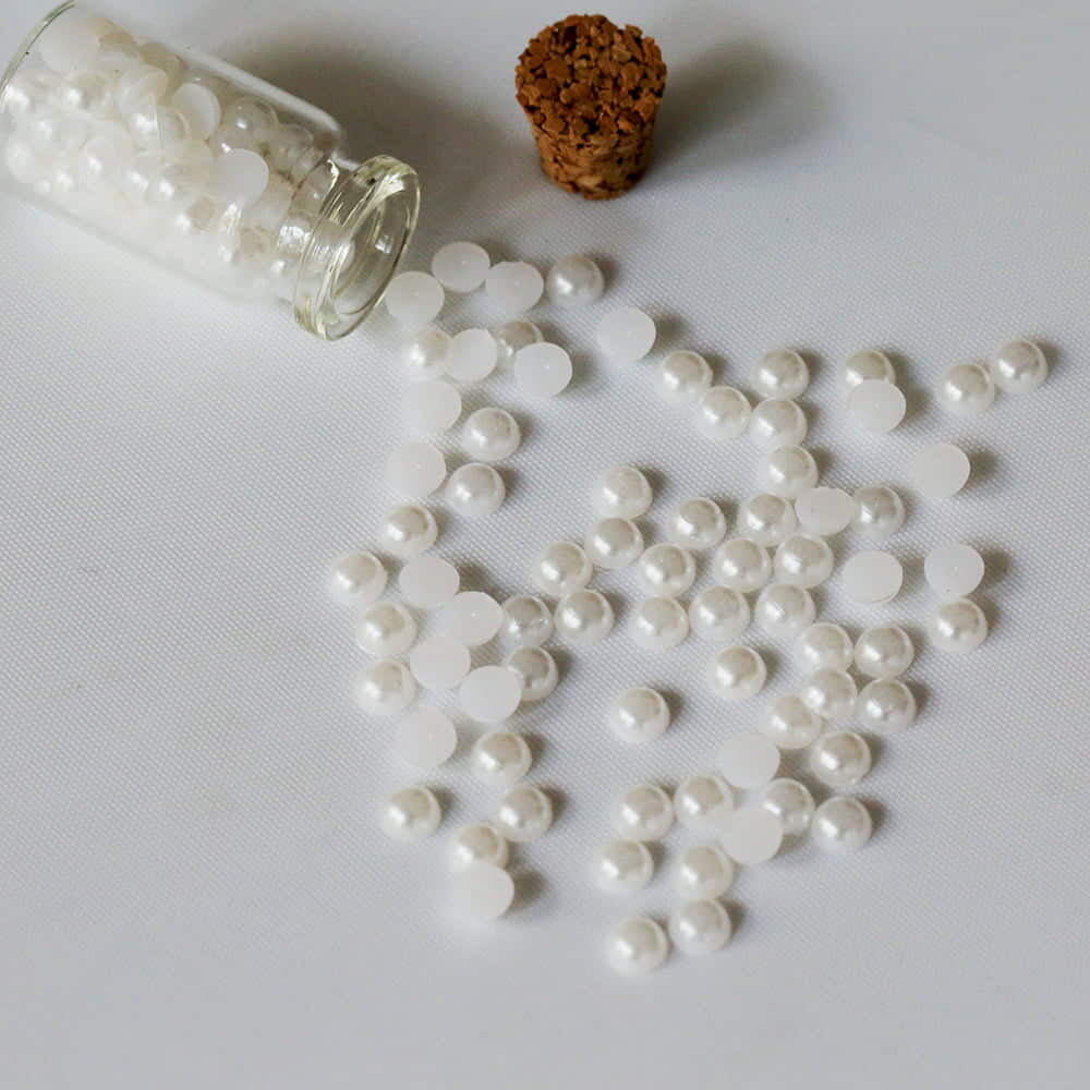 Buy Online Ceramic Half Cut Beads 6mm | Craft |DIY| Decoration