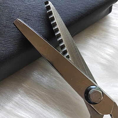 Zig Zag Stainless Steel Scissors | Smooth cutting | |ideal for fabrics ...