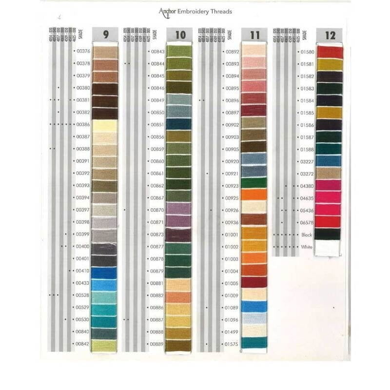 Buy Anchor Shade Card | Embroidery Thread Shade Card | Best Rate