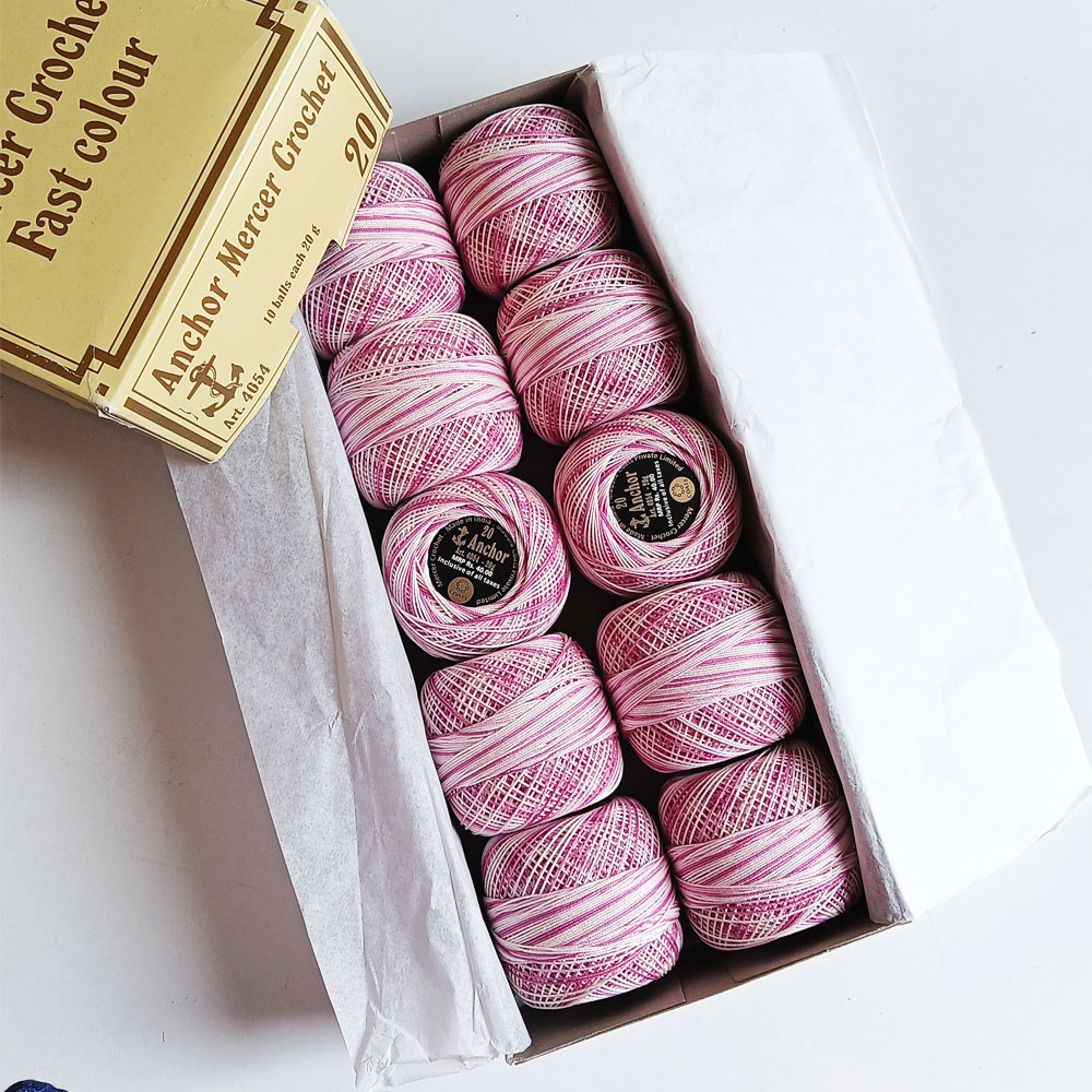 Buy Online Anchor mercer crochet thread | doilies| table runners| home ...