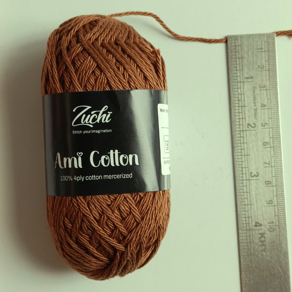Buy Zuchi Ami Cotton Yarn for Amigurumi 4 Ply | Crochet | Knitting ...
