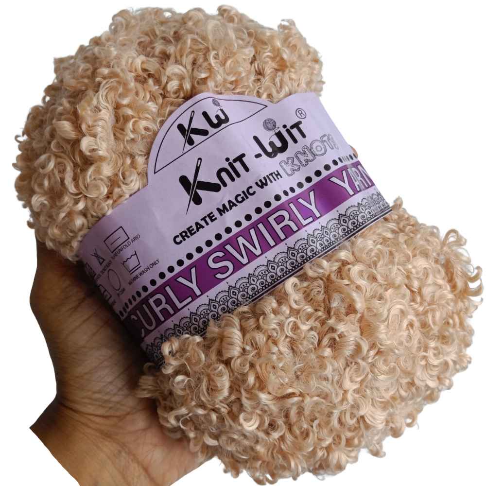 Curly Swirly Yarn 422 Tan