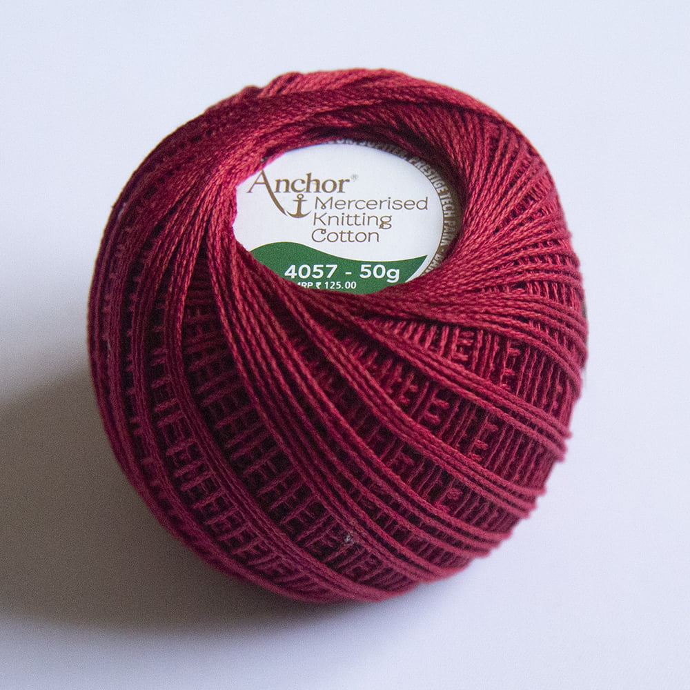 Buy Online Anchor Mercer Knitting Cotton 4057 | Premium Cotton | Double ...