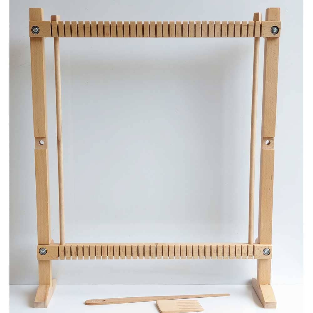Buy Large Vertical Weaving Loom with Weaving Needle and Comb in Wood ...